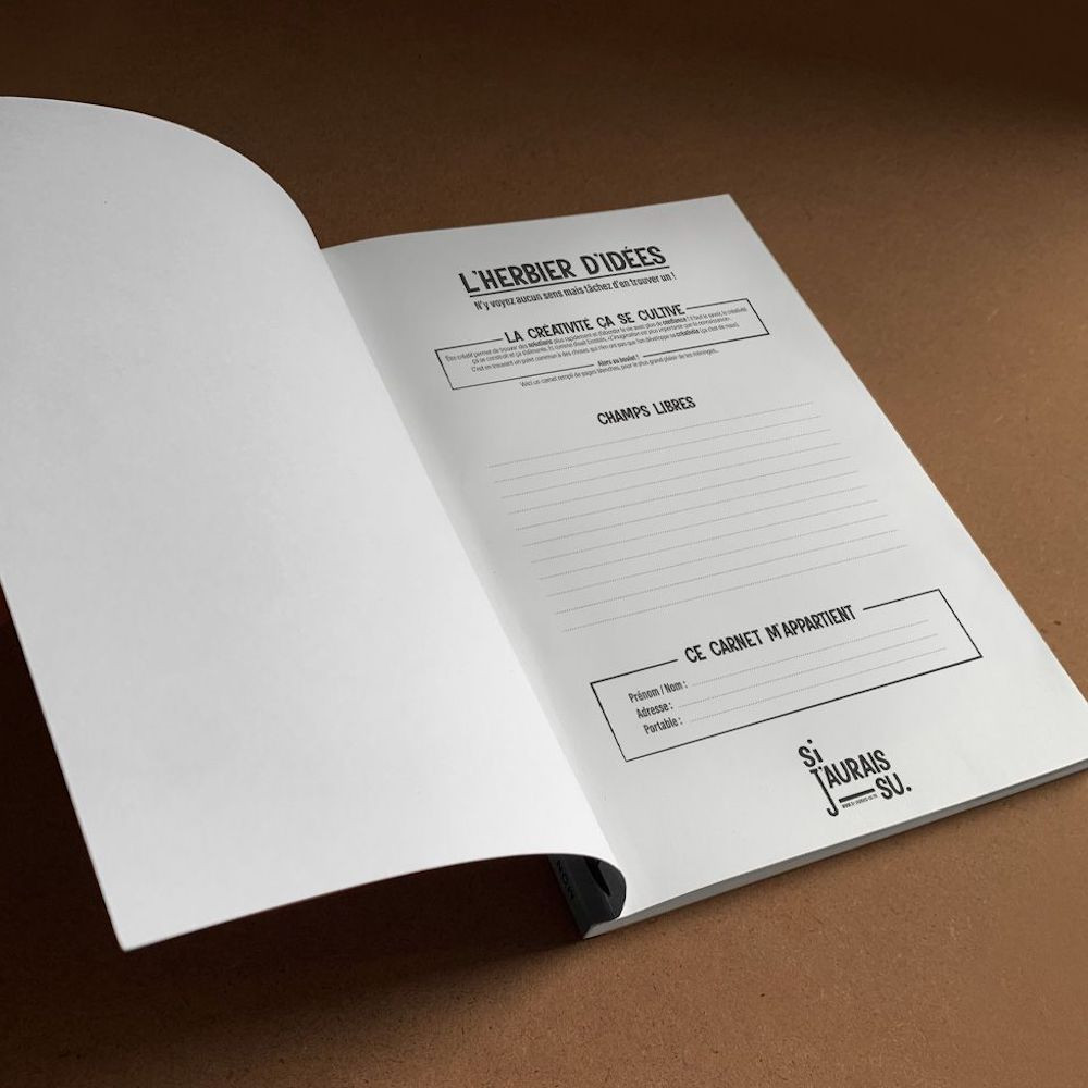 Carnet illustré et design - Fabriqué en France - Dessin et notations